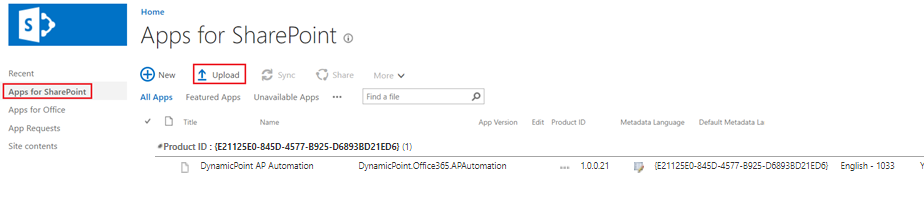 1 – DynamicPoint EasyAP365 App Deployment | DynamicPoint