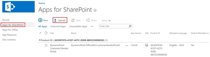 1 – DynamicPoint Customer / Vendor Portal App Deployment | DynamicPoint