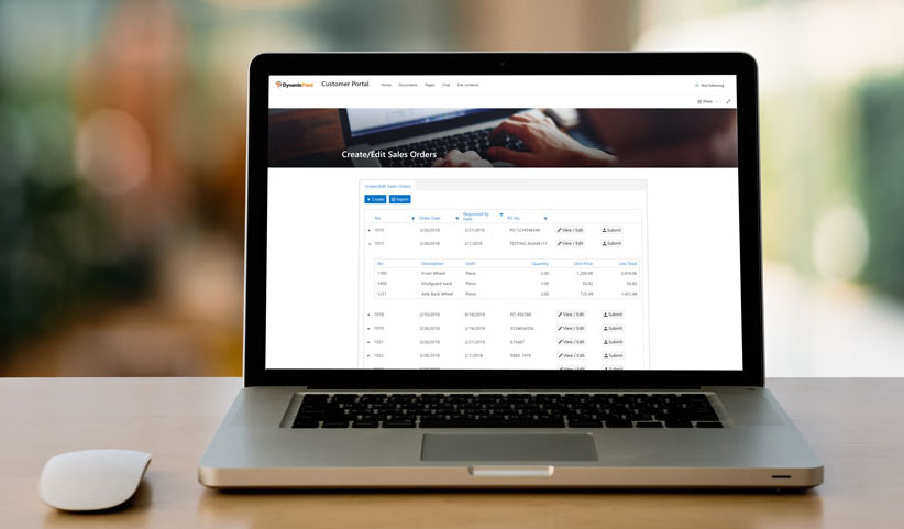 Microsoft Office 365 Portal for Customers and Vendors